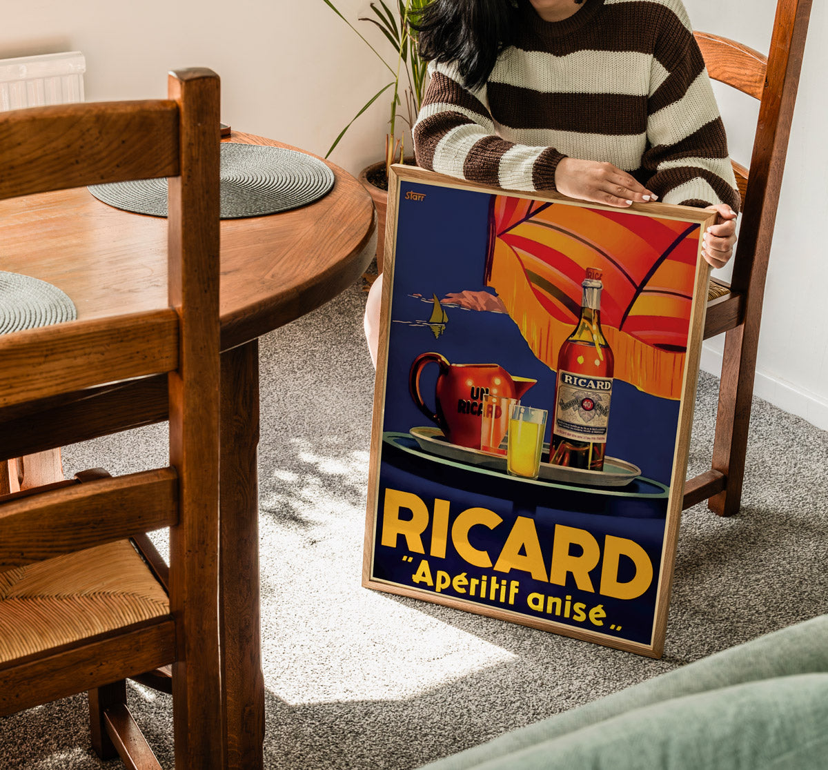 Affiche “Ricard, Apéritif Anisé” – La Carte des Vins s'il vous plaît